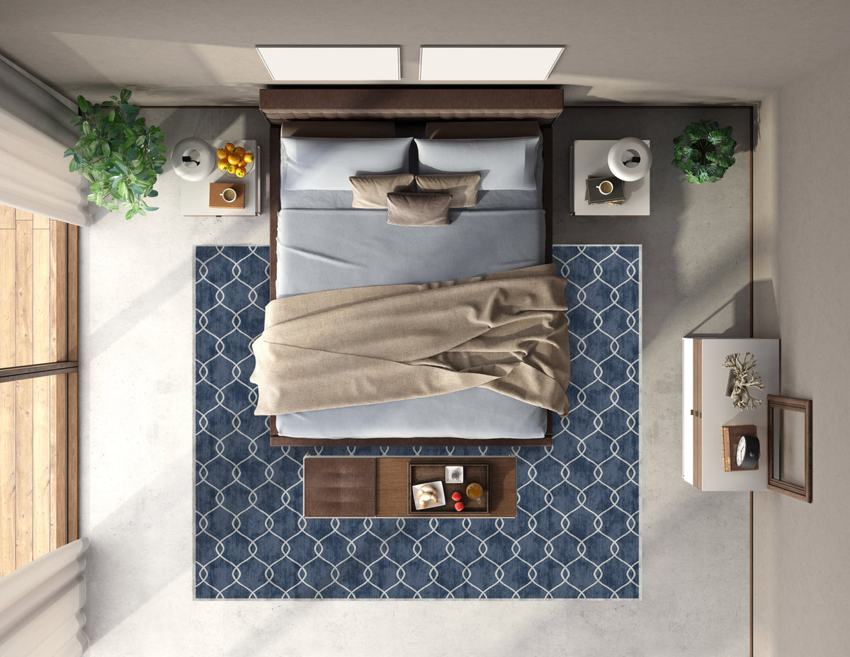 How To Position Your Area Rug in a Bedroom – Tumble