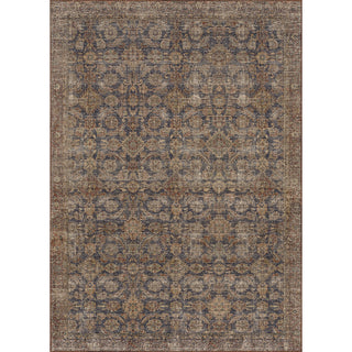 Alexa - Navy/Multi - Washable Rug– Tumble