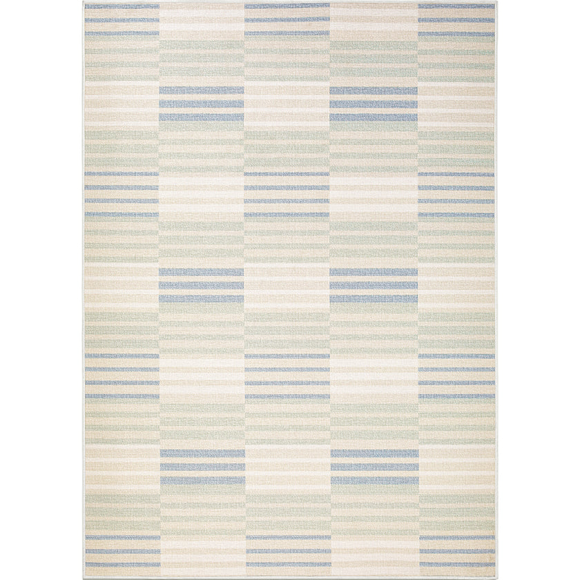 Arlo Blue/Ivory - Washable Rug– Tumble