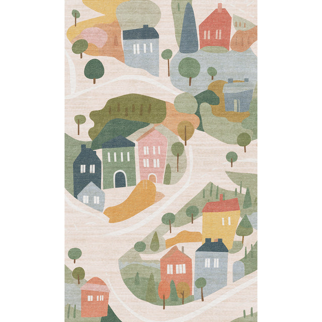 Brooklyn - Sand/Multi - Washable Rug– Tumble