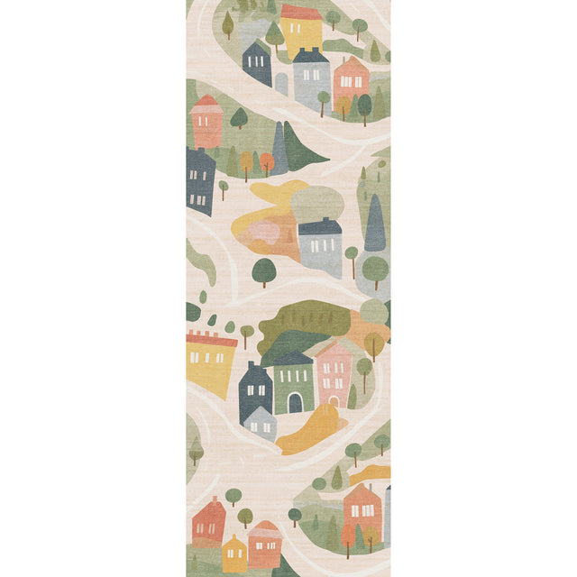 Brooklyn - Sand/Multi - Washable Rug– Tumble