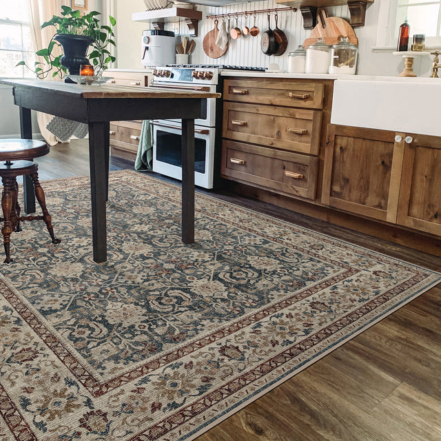 Genevieve - Forest/Multi - Washable Rug– Tumble