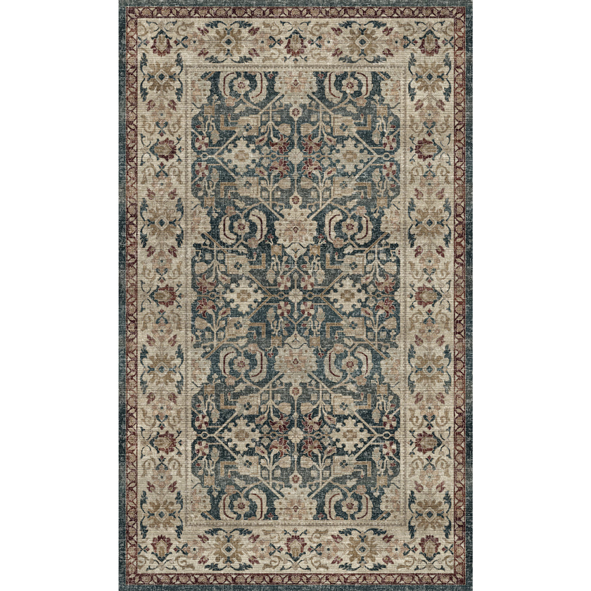 Genevieve - Forest/Multi - Washable Rug– Tumble