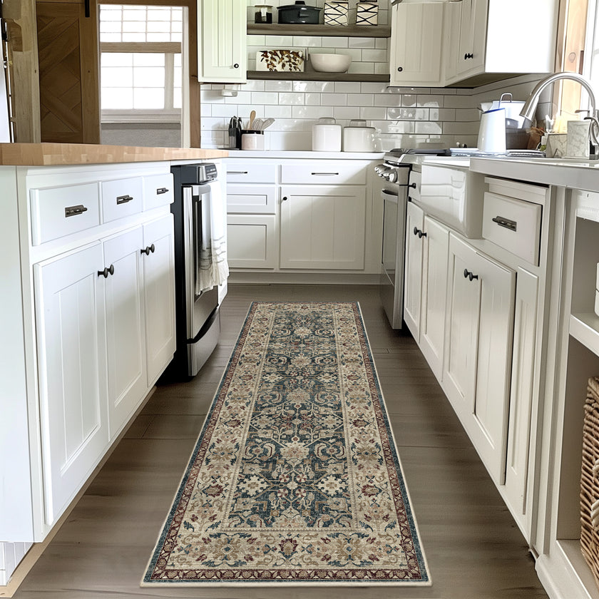 Genevieve - Forest/Multi - Washable Rug– Tumble