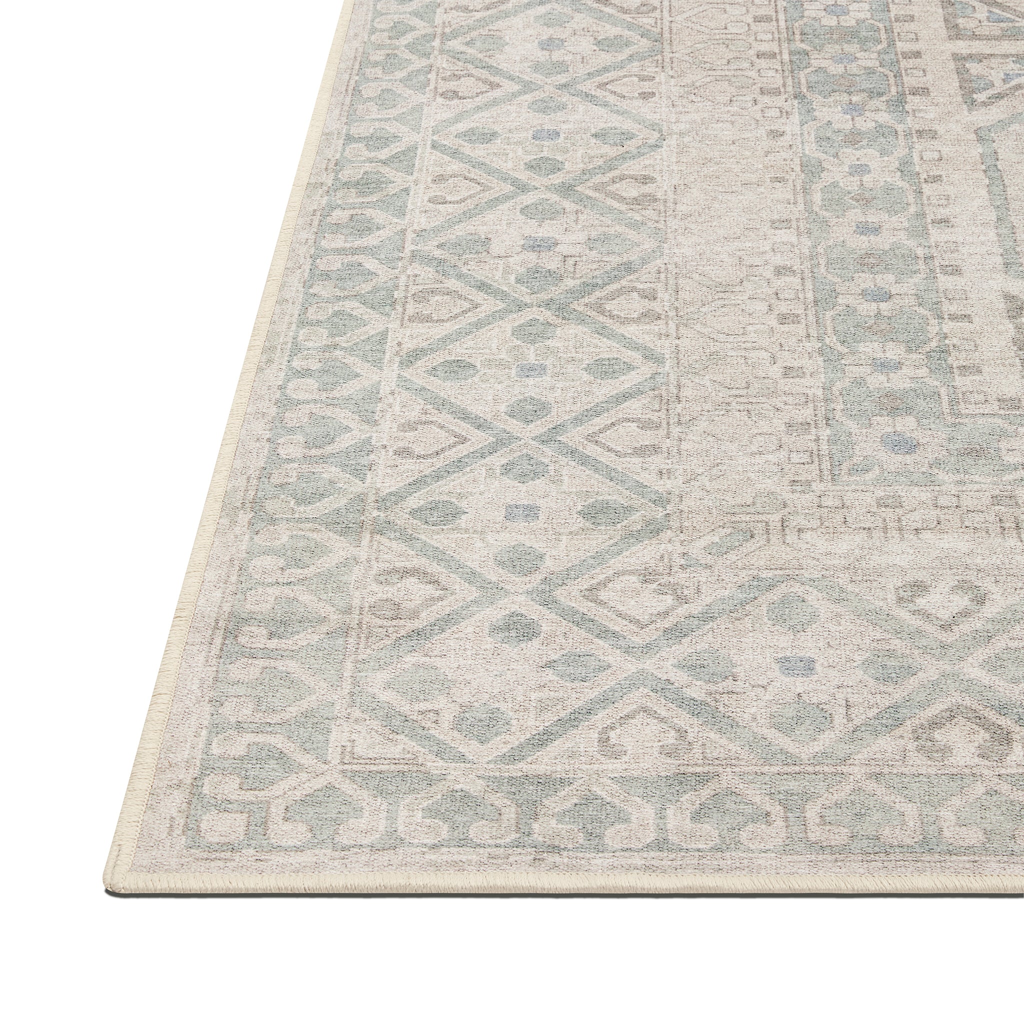 Harlow - Sage/Natural - Washable Rug– Tumble