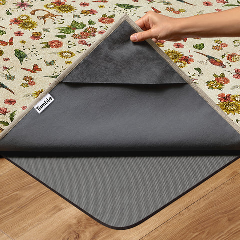 Rosa - Natural Berry - Washable Rug– Tumble