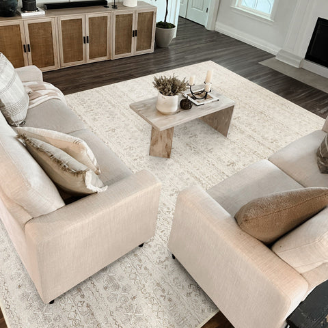 Savannah - Ivory/Neutral - Washable Rug– Tumble