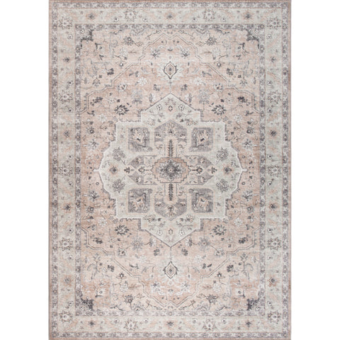 Amara - Blush/Grey - Washable Rug– Tumble
